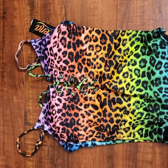 Sirena | Swim | Sirena Rainbow Leopard Bathing Suit Bodysuit | Poshmark